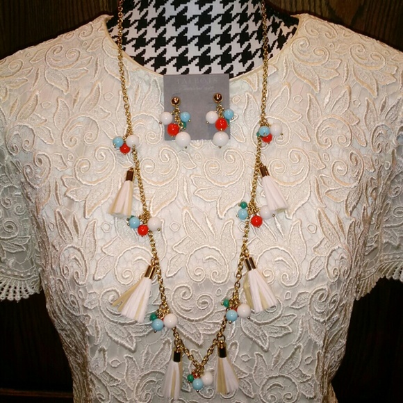 Talbots | Accessories | Talbots Necklace Earring Set | Poshmark